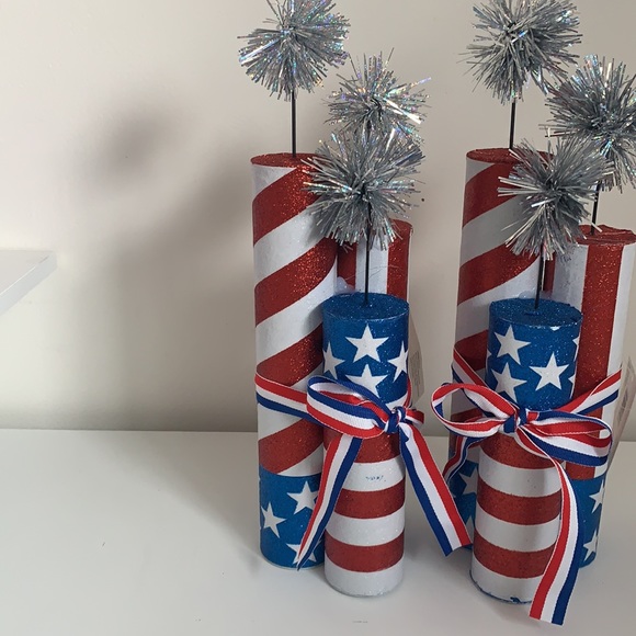 Patriotic Decor | Holiday | Patriotic 4th Of July Fireworks Tabletop ...